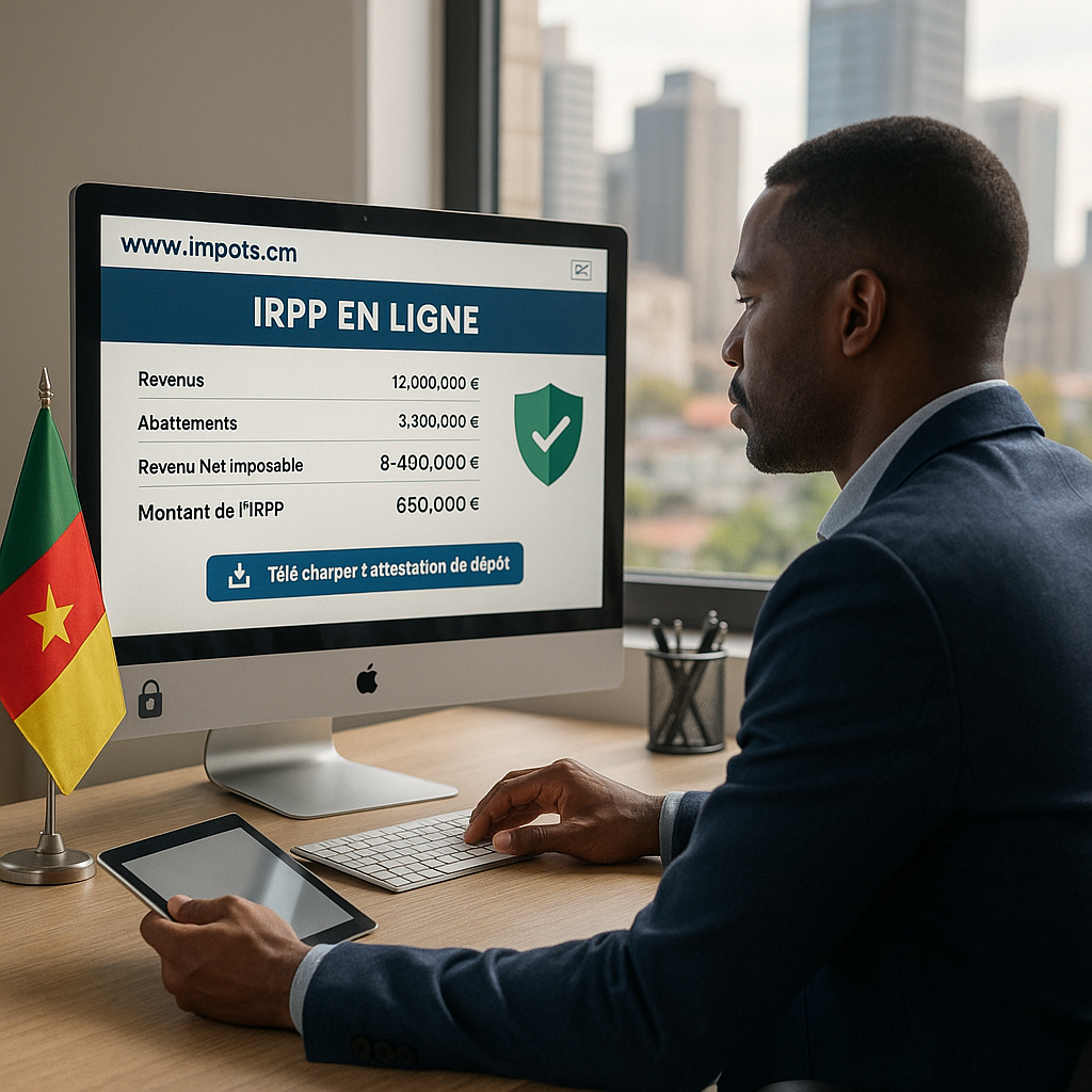 IRPP Cameroun 2025 : Procédure de déclaration en ligne pas à pas