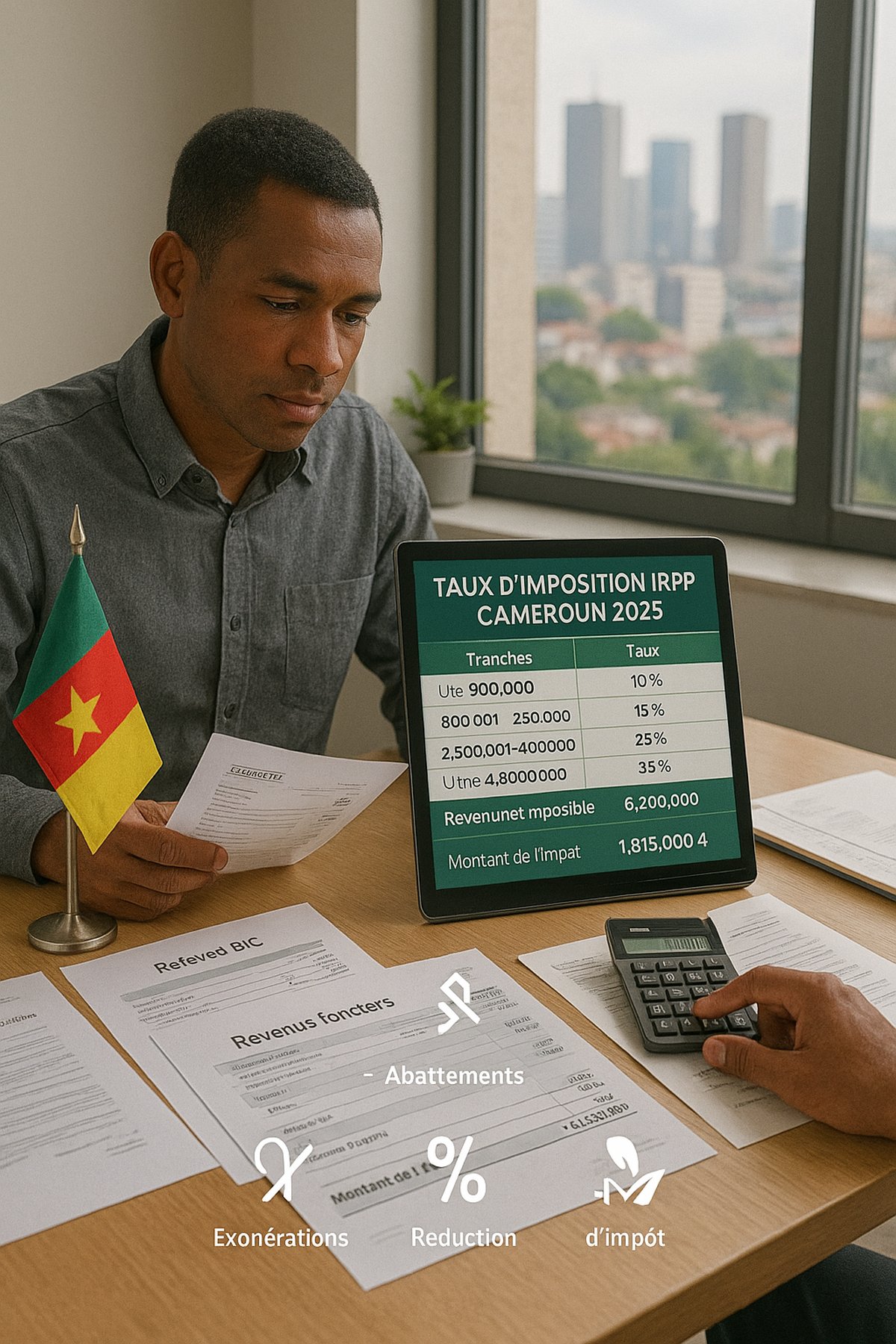 IRPP Cameroun 2025 : Barème et taux d’imposition à connaître